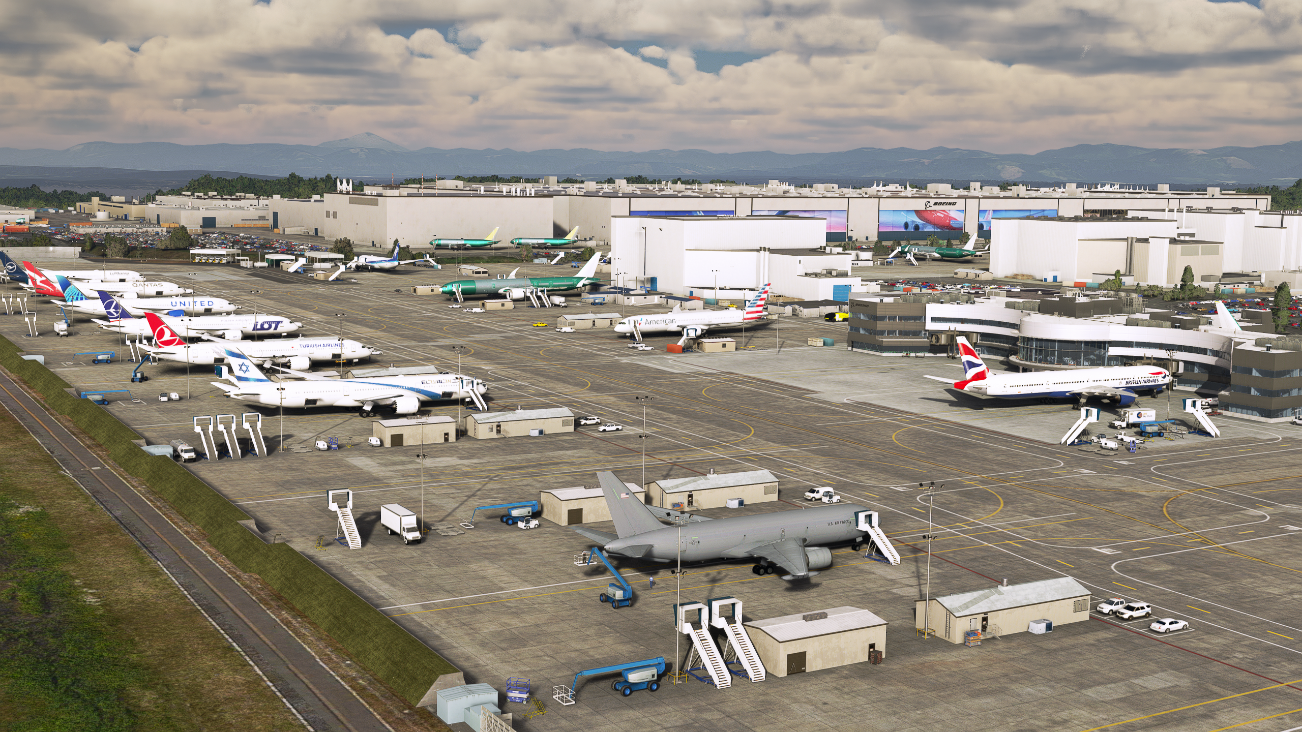 Drzewiecki Design Everett Paine Field (KPAE) for MSFS – iniBuilds Store
