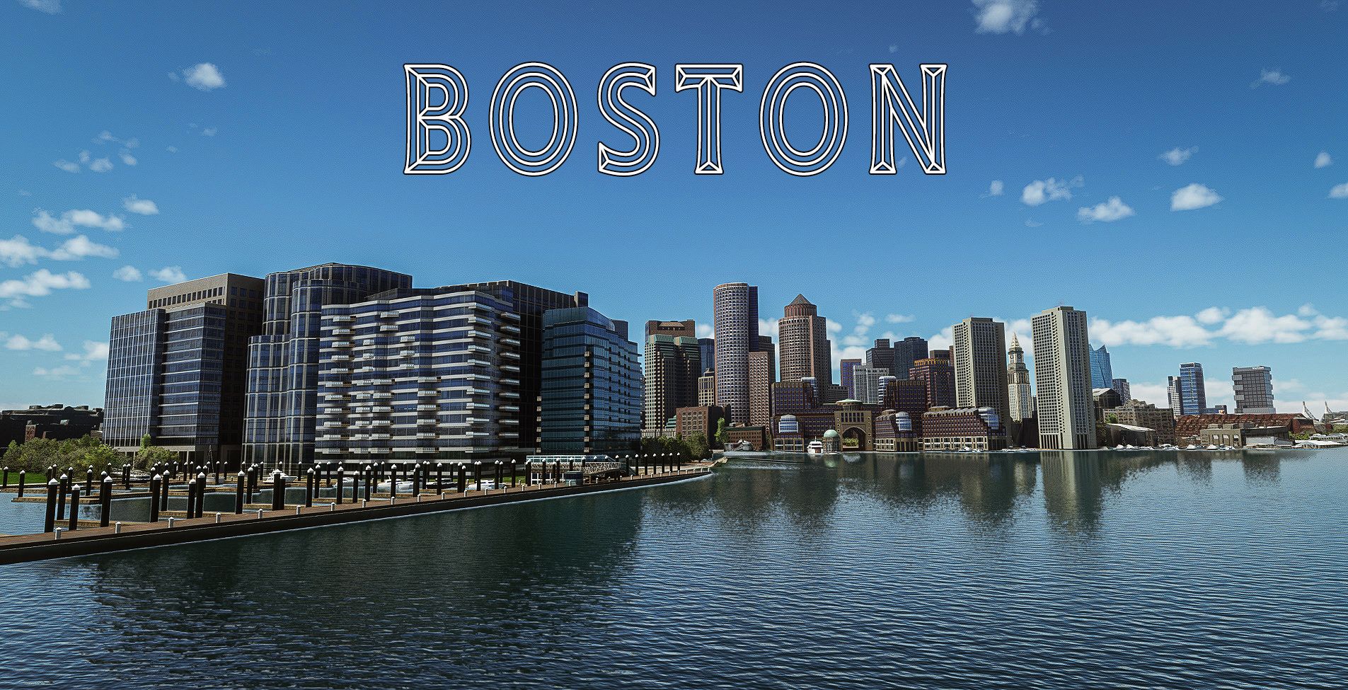 SamScene3D Boston Modern City for MSFS – iniBuilds Store