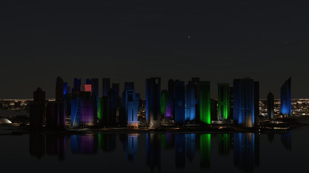 Iron Sim Doha City Skyscrapers Landmarks for MSFS-2020 – iniBuilds Store